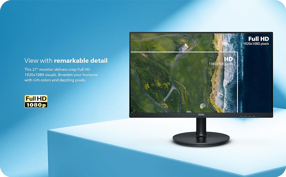 Philips 271V8LB (VA) / 271V8B (IPS) 27" FHD Monitor | 100Hz | Adaptive ...