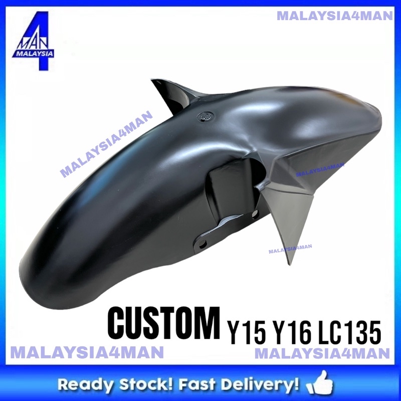 CUSTOM MAKE Y15 Y16 LC135 LCV8 Y15ZR FRONT FENDER MARGAT MUDGUARD DEPAN ...