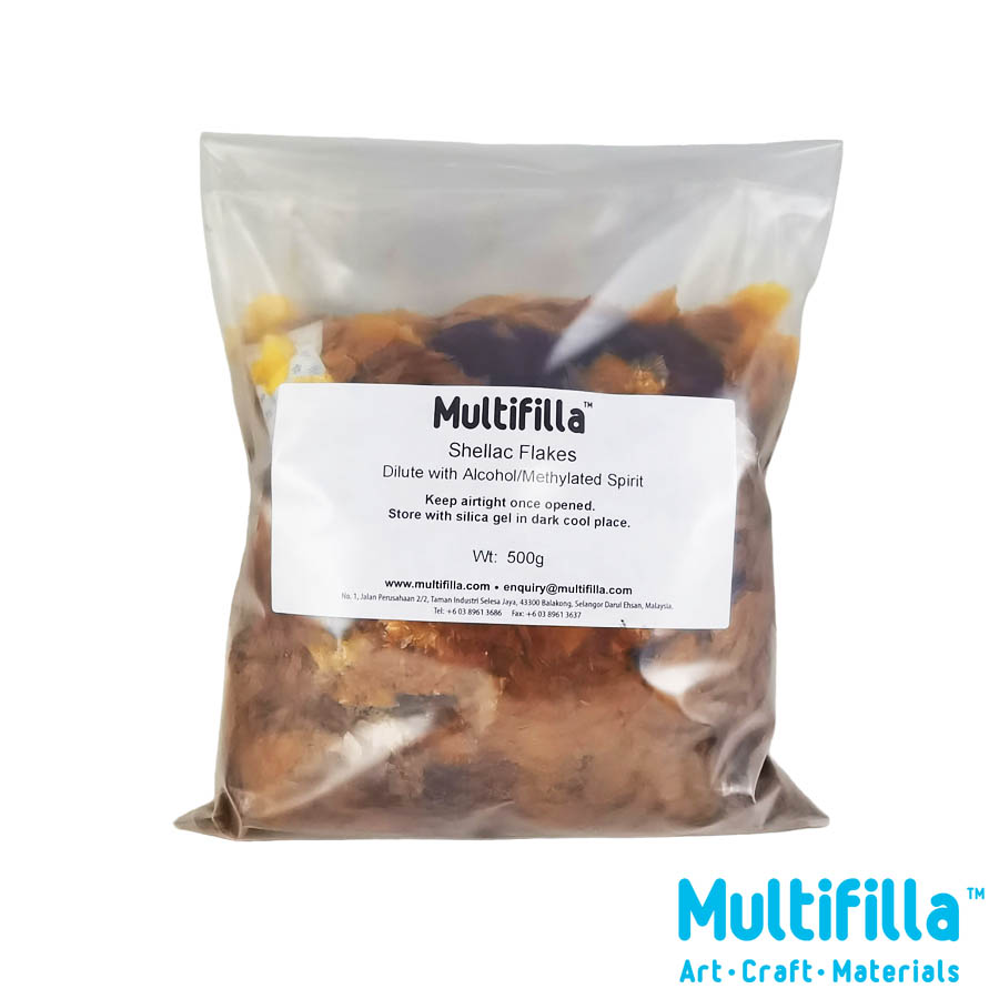 Shellac Flakes 500g ( Dilute With Alcohol/Methylated Spirit) | Shopee Malaysia