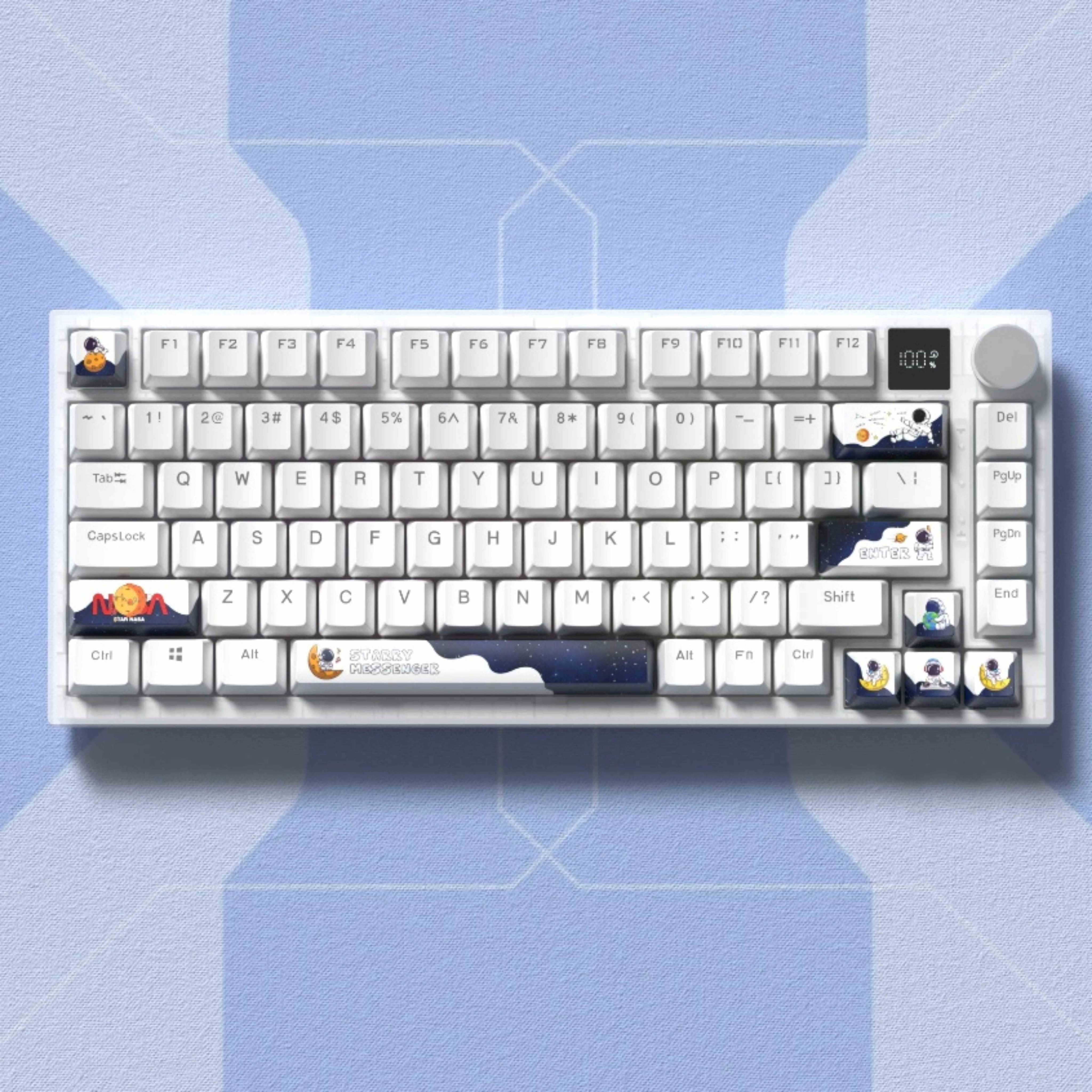 Weikav K75 Tri-mode 75% Gasket Mechanical Keyboard Kit with Knob ...