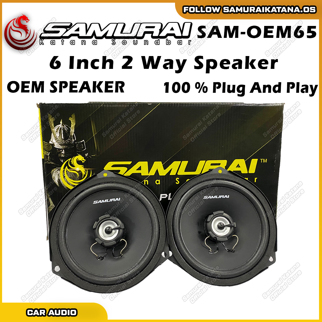 🔊 Proton Saga FLX Speaker Plug & Play Speaker SAMURAI KATANA SOUNDBAR OEM Car Audio PNP Speaker ...