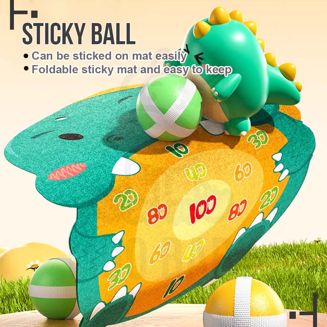 Moo Baby Toy Dinosaur Sticky Ball Gun Sticky Ball Dart Educational Toys ...