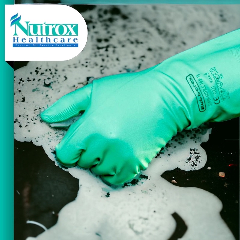 Rubberex SUPER NITRILE® 13” RNF15 Solvent & Chemical resistance gloves ...