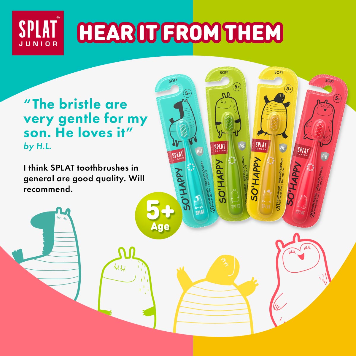 SPLAT JUNIOR Toothbrush (Soft) | Shopee Malaysia
