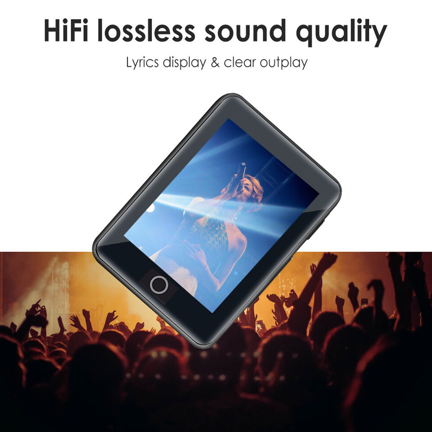 MP3 Music Player | Bluetooth Audio Media Players | 2.5" Touch Screen ...