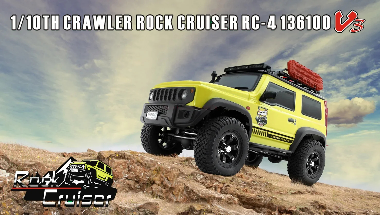 RGT 136100 V3 1/10 RC 4wd Off Road Truck RC Crawler Rock Cruiser Jimny ...
