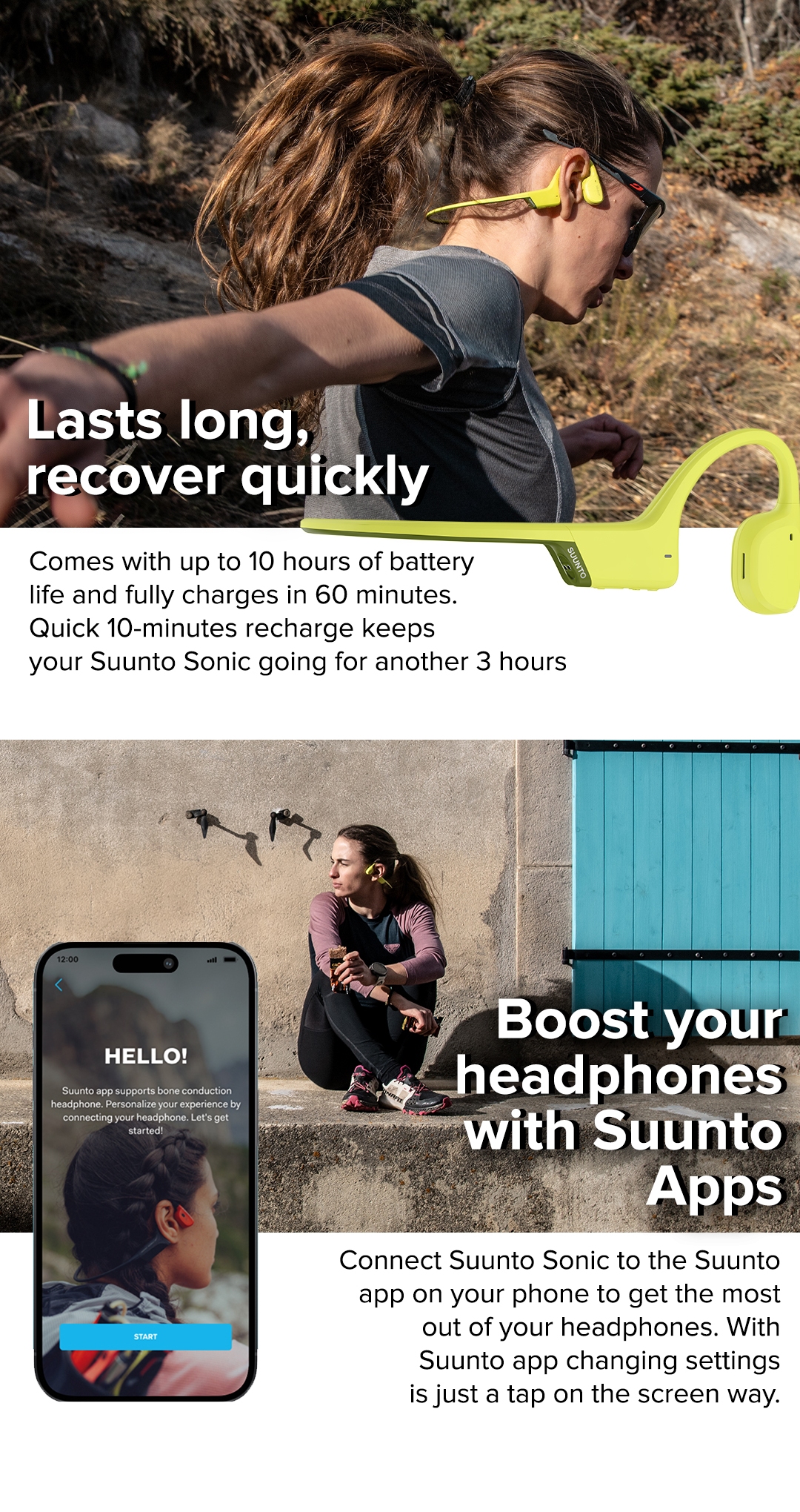 Suunto Sonic Ear Headphones - Black | Shopee Malaysia