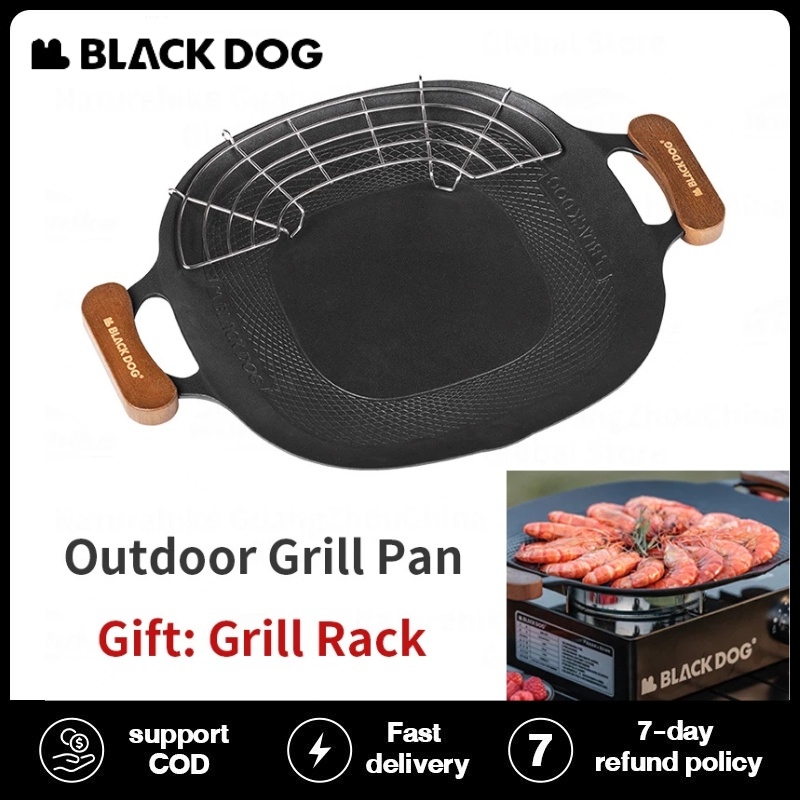 BLACKDOG Grill Pan Set Korea Pan Non-Stick Frying Pan Cooking Outdoor ...