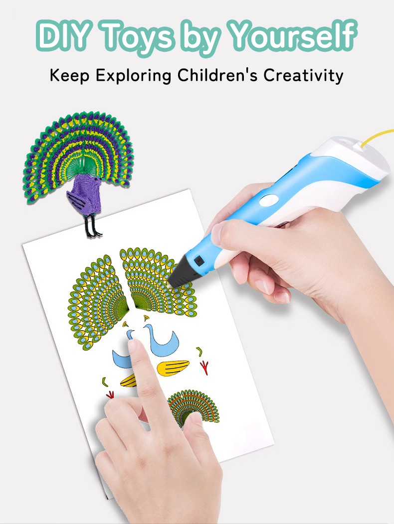 3D Printing Pen PLA Filament DIY Drawing RBT Starter Kit PLA Education ...