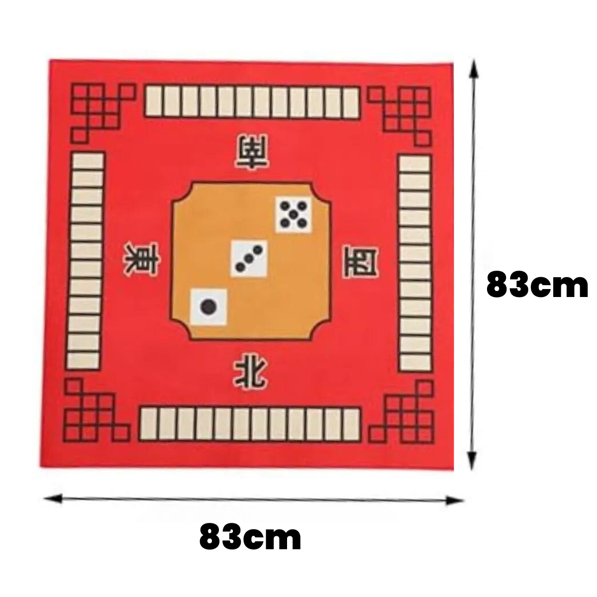 Mahjong Table Cloth Family Party Game Silence Mahjong Table Mat Rub ...