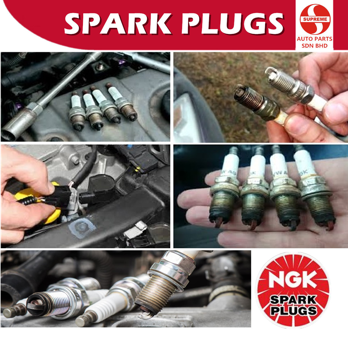 S2U Proton Nissan Spark Plug NGK Wira 1.3 1.5 Wira VDO Iswara 1.3 1.5 ...