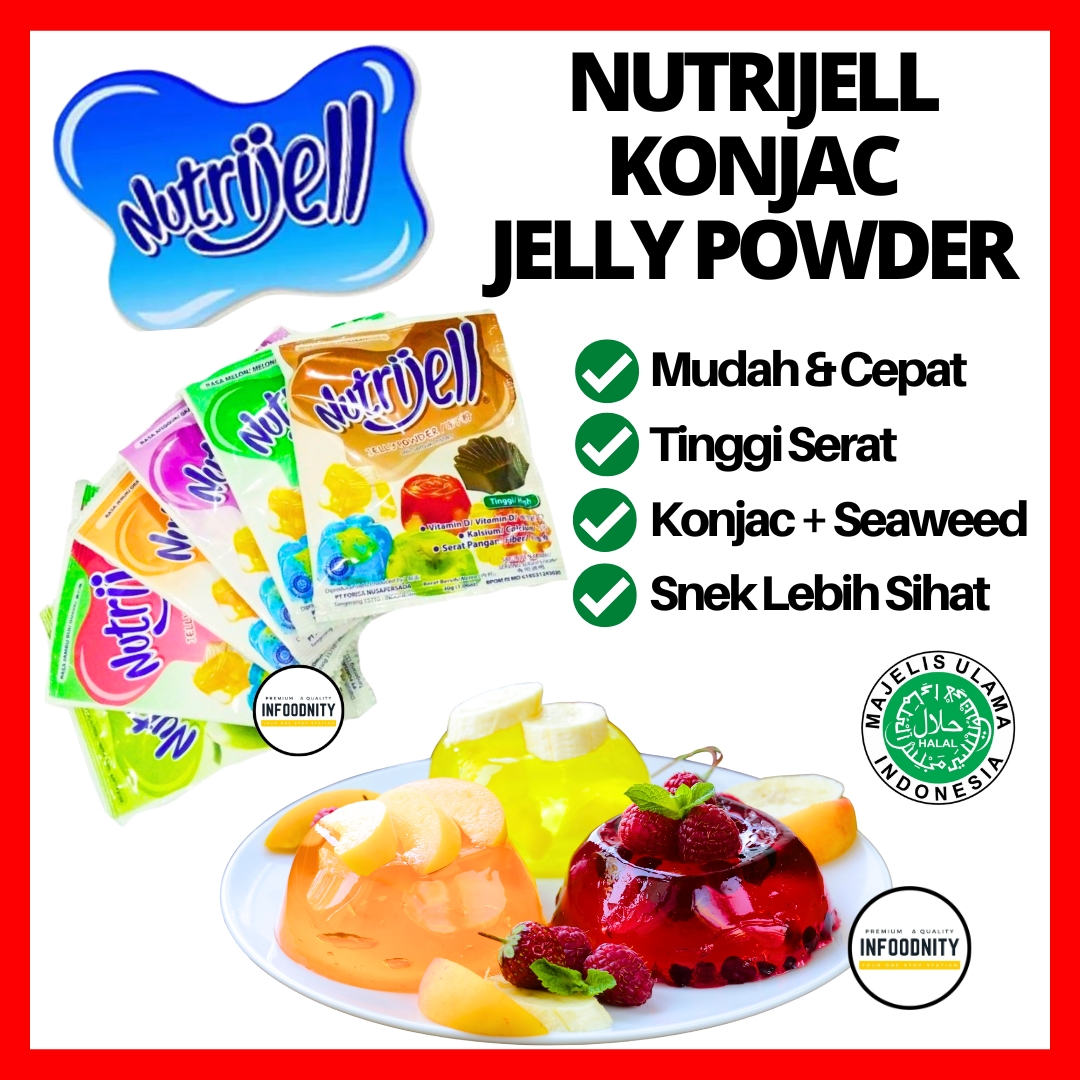 NUTRIJELL Jelly Powder Mix Nutrijell Agar Agar Nutrijell Mix Nutrijelly ...