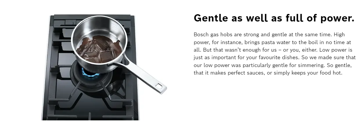 Bosch PRS9A6D70 Serie | 8 Gas Hob 90cm Black Ceramic 5 Gas Burner ...