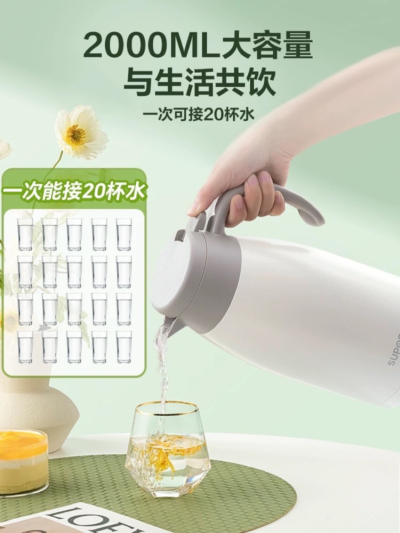 BUFFALO INDOOR DOUBLE WALL VACUUM POT 2L 牛头牌室内保温壼 | Shopee Malaysia