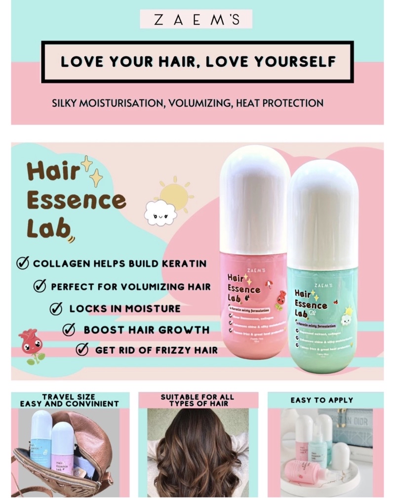 ZAEM’s THE TONIC LAB BY ZAEMS HAIR ESSENCE LAB TONIC LAB ZAEM Hair ...