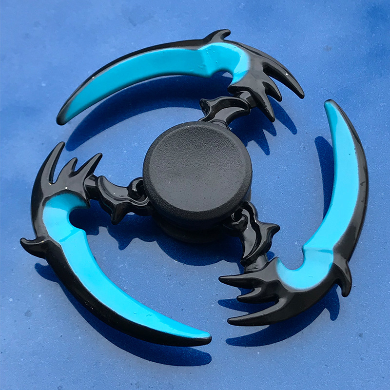 Metal Spinner fidget Collection Toy Finger Metal Fingertip Raya Kids ...