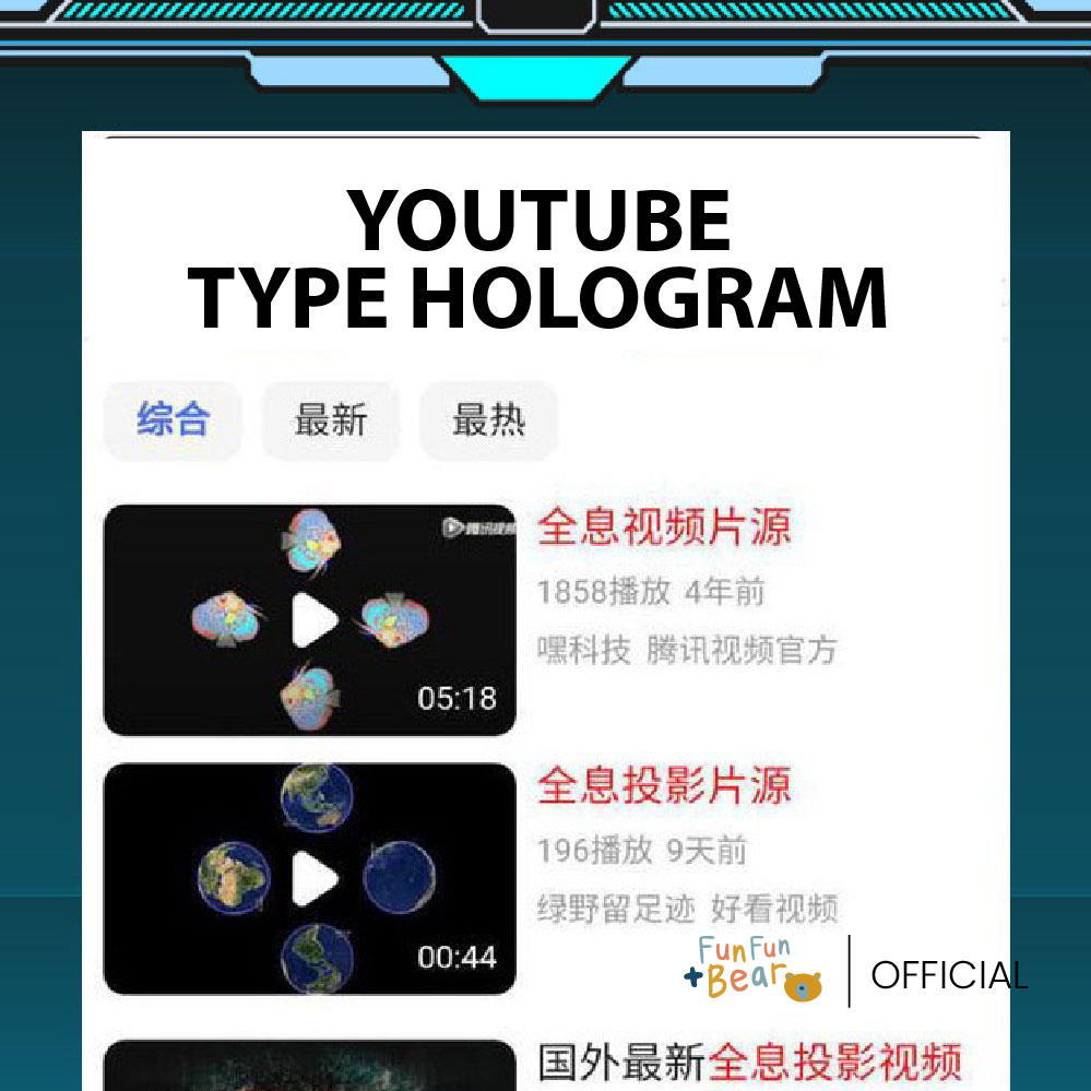 DIY 3D Holographic Projector Hologram Handmade Galaxy Science ...
