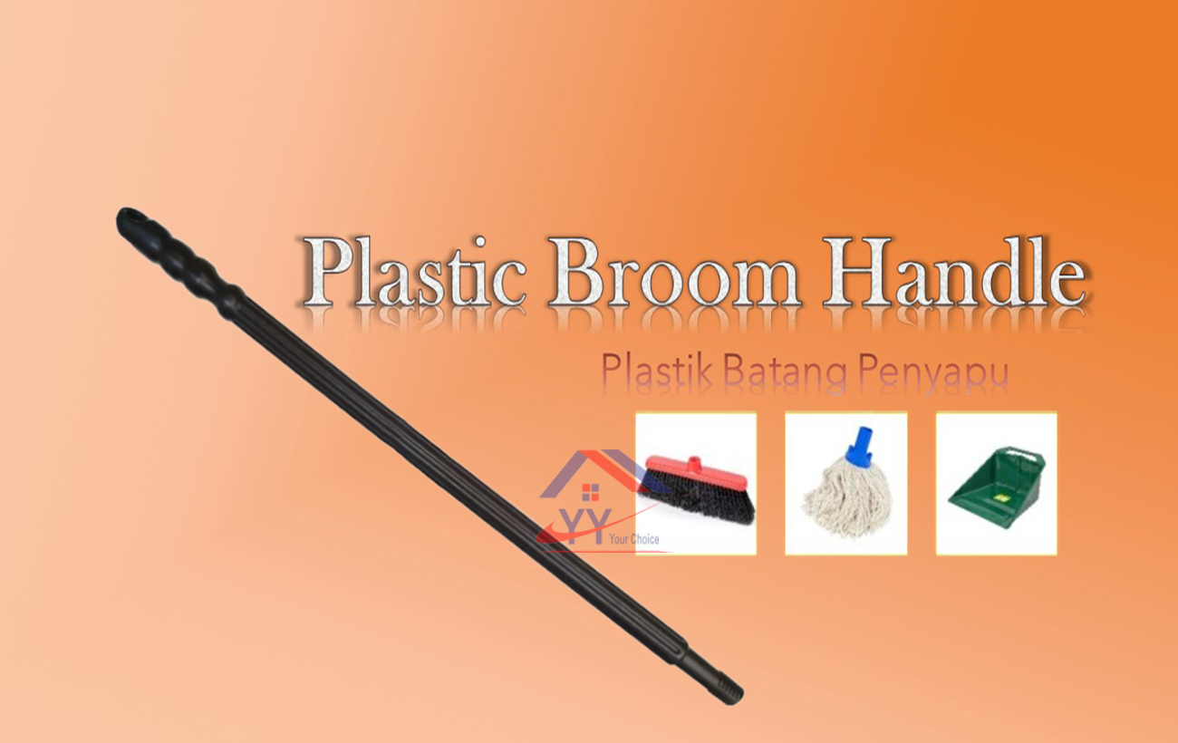 Plastic Broom Handle with Screw Head/Dustpan Handle/Batang Penyapu ...