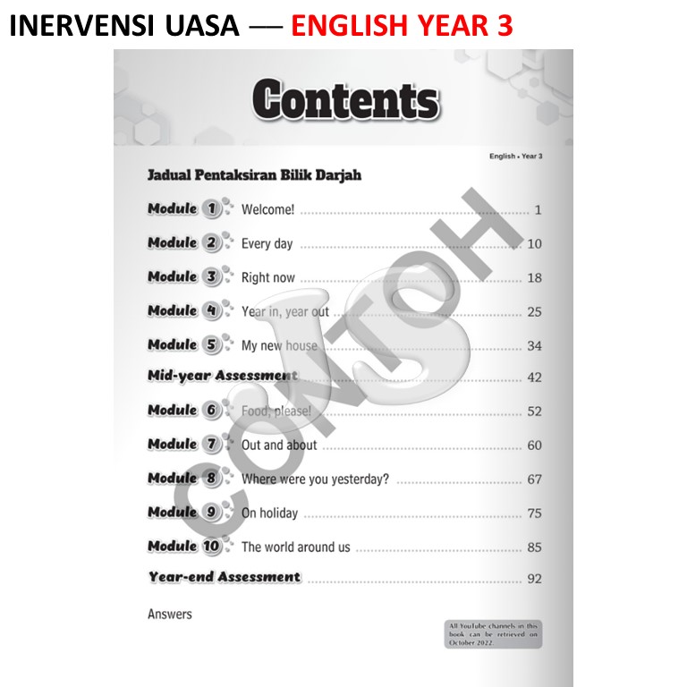 MODUL PRAKTIS PBD INTERVENSI TAHUN 3 & MODUL PENTAKSIRAN PBD I-LESTARI | UASA 2024 KSSR SEMAKAN ...