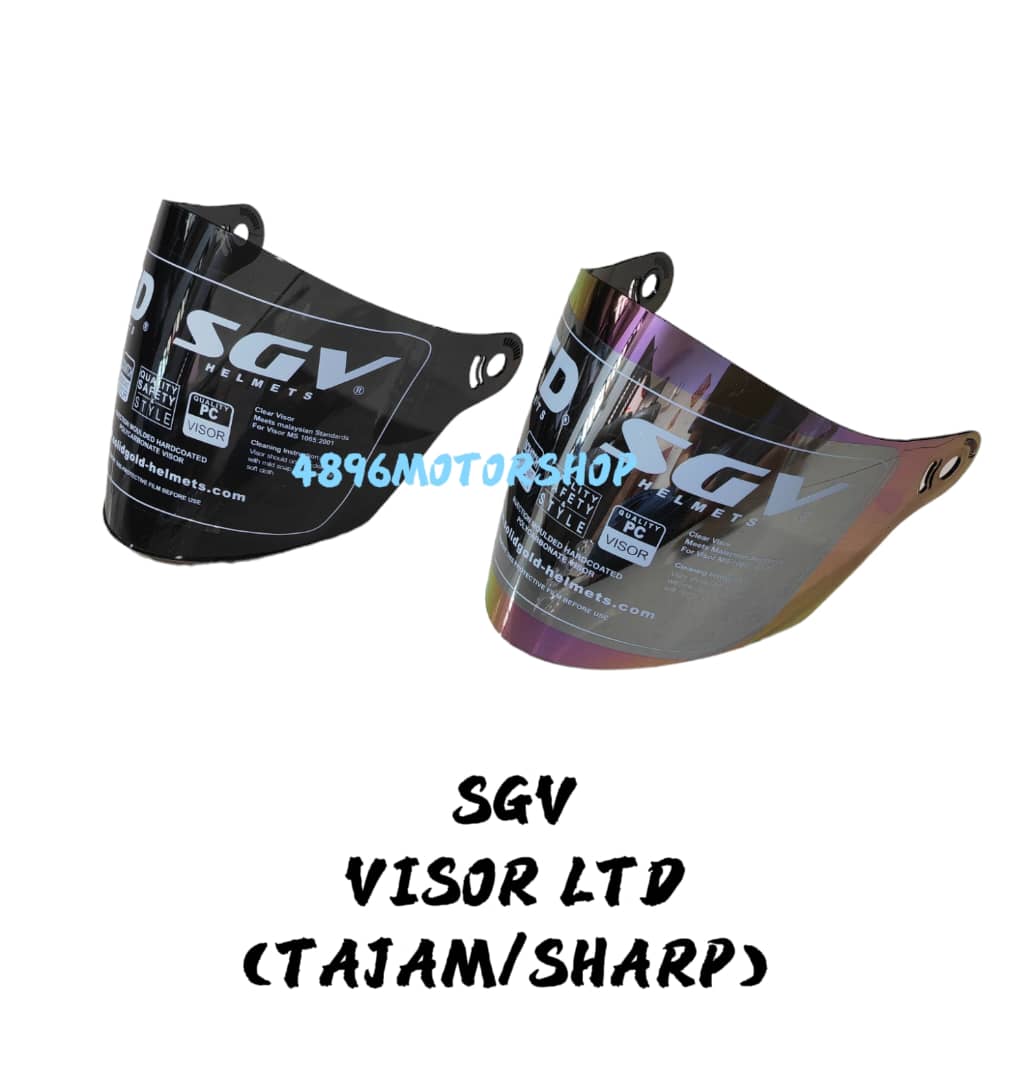 100% ORIGINAL SGV LTD HELMET VISOR TAJAM / SHARP / SPEEDY / CHAMPION ...