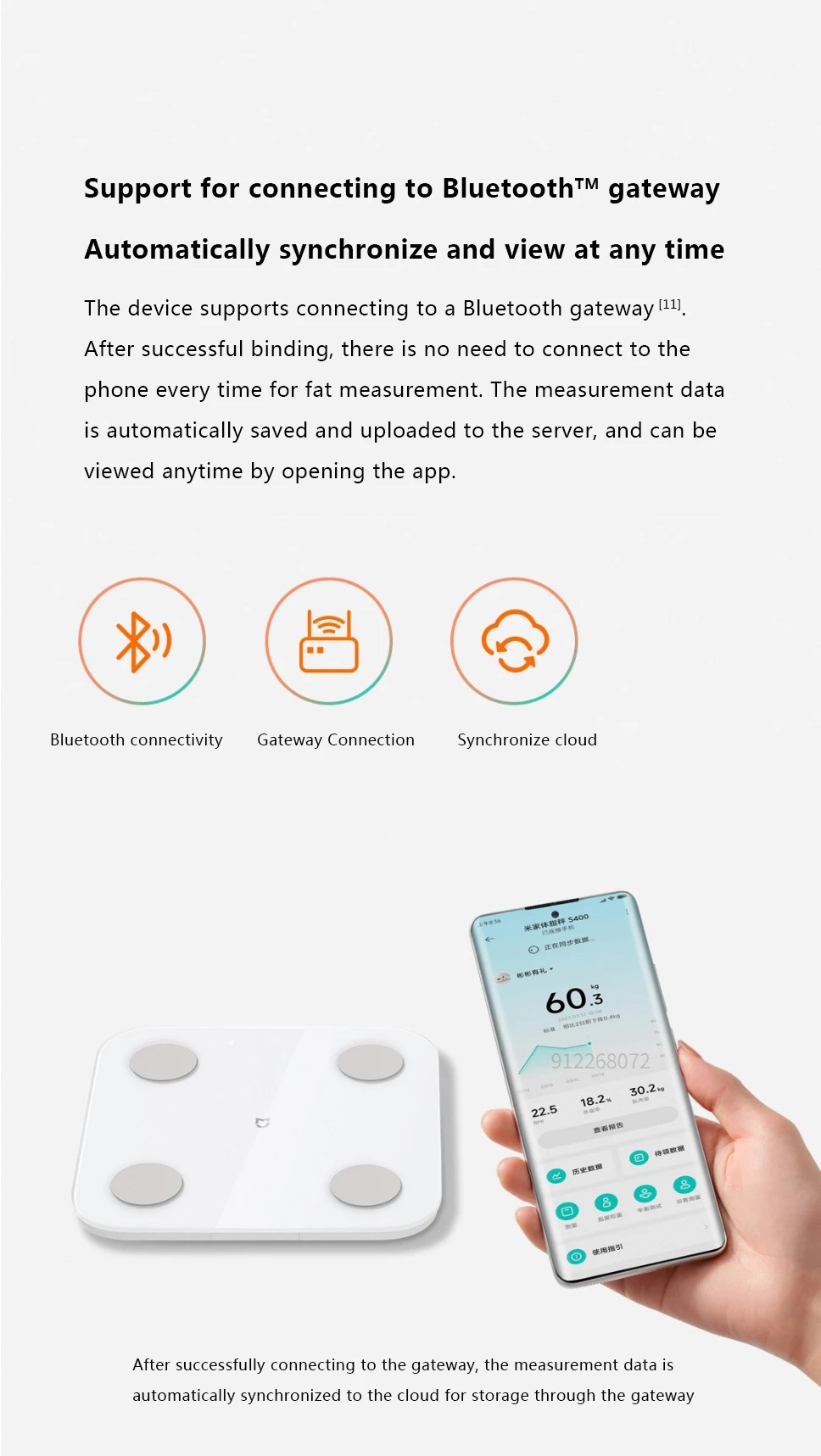 Xiaomi Mijia Smart Body Scale & Body Fat Analyzers Weight Scale 2 LED ...