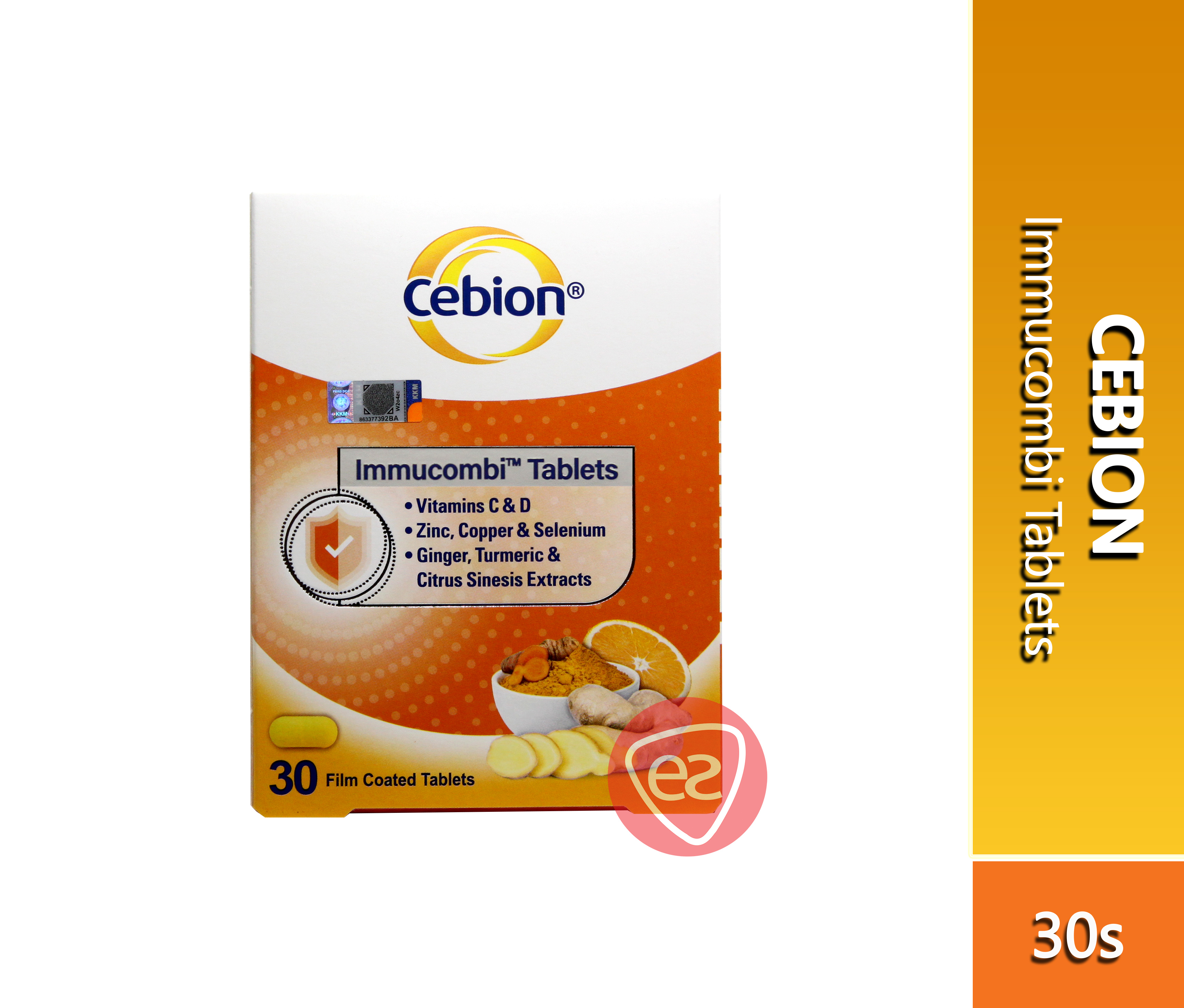 Cebion Immucombi Film Coated Tablet 30s (with Vitamin C & D, Zinc ...