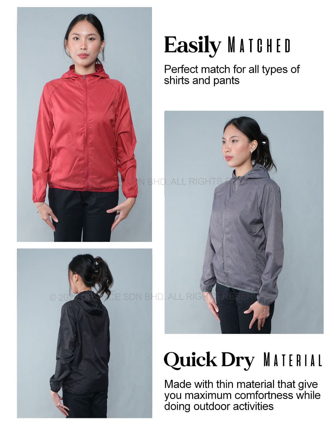 🇲🇾 DESINCE Unisex Dicky Jacket Windbreaker Sport Ultra-Light Jaket ...