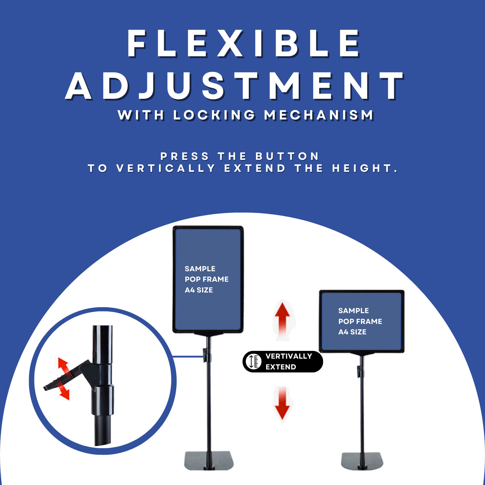 JME READY STOCK POP Stand Price Display Stand Promotion Tools Top Frame ...