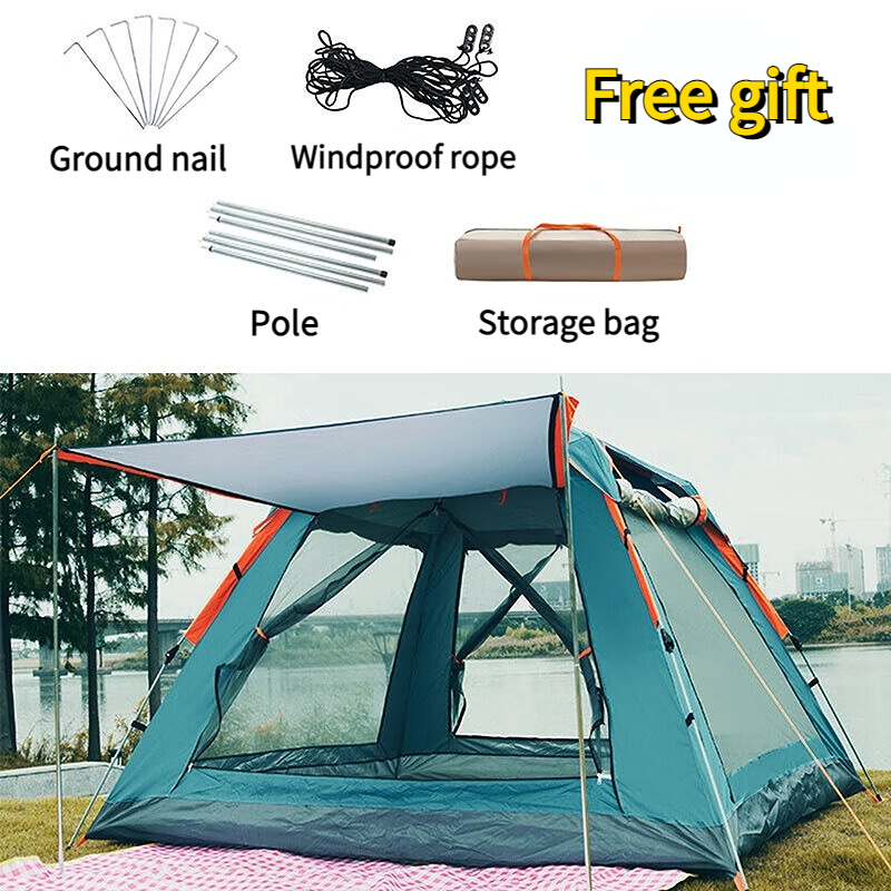 Automatic 5-8 Camping Tent Waterproof Auto Tent Automatic Tent Camping ...