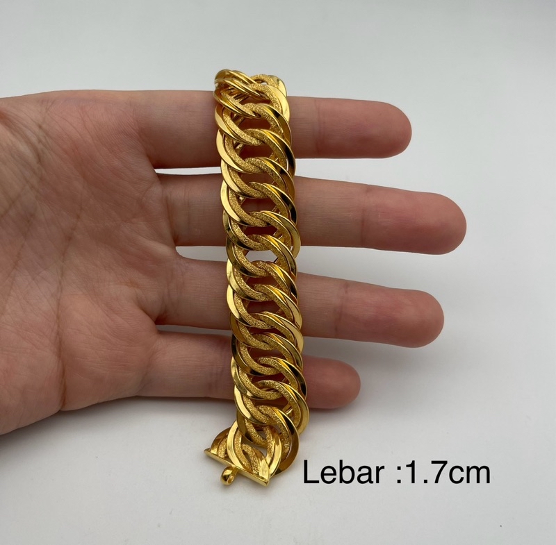 Youloong Rantai tangan /Gelang tangan Coco Queen New arrival EMAS916/ Coco queen bracelet hollow ...