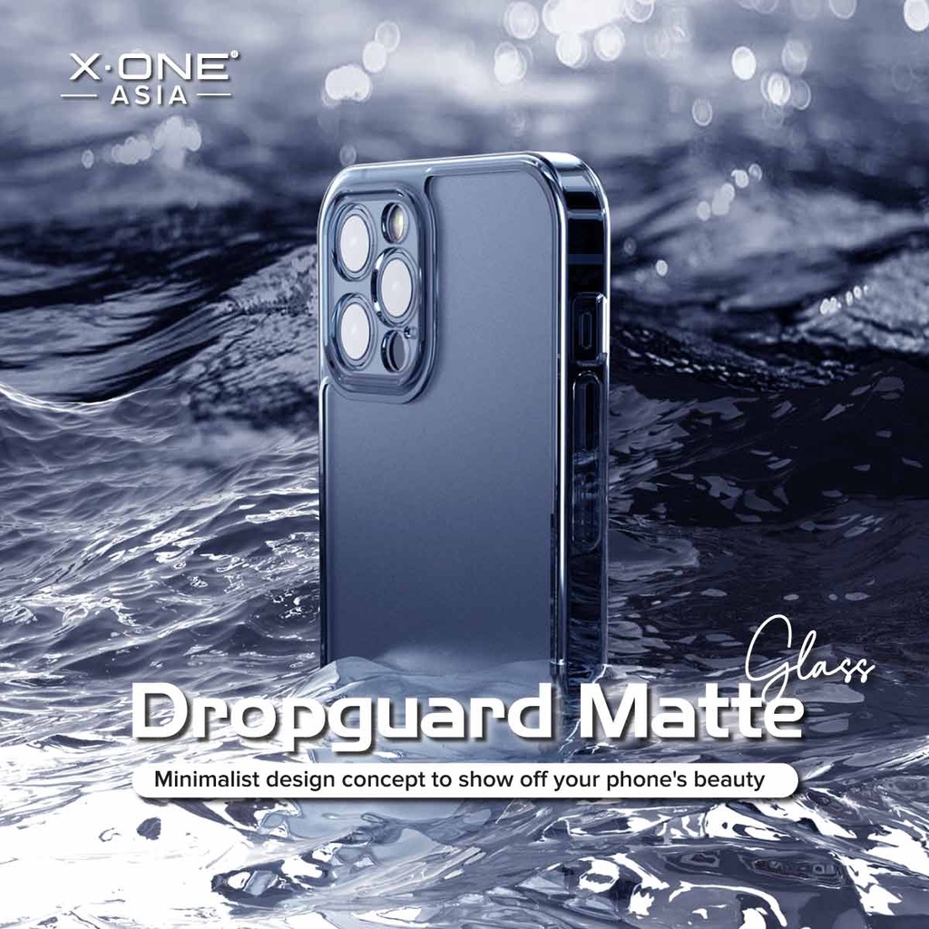 X.One Dropguard Matte Glass Minimalist Protection Phone Case Cover for ...