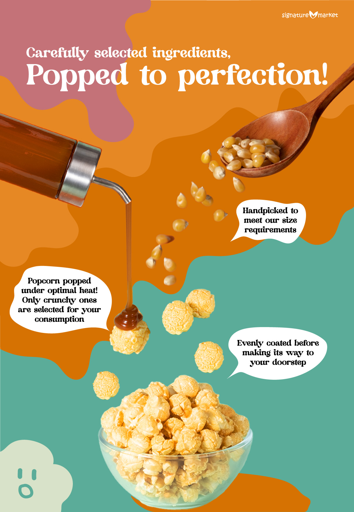 Signature Market Premium Caramel Popcorn (150g) | Shopee Malaysia