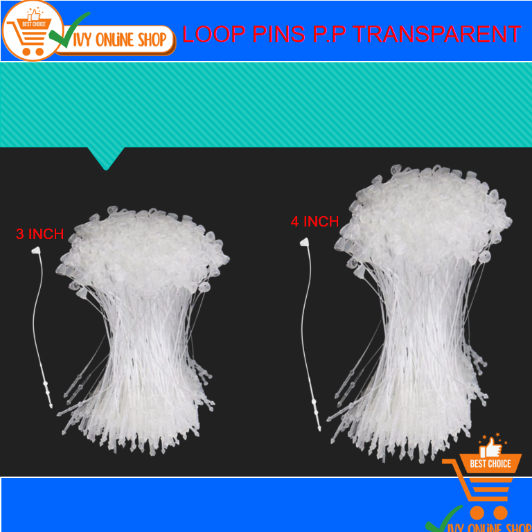 [Ready Stock] Loop Pins 5,000 pieces Loop lock Pins / Price Tag Pins ...