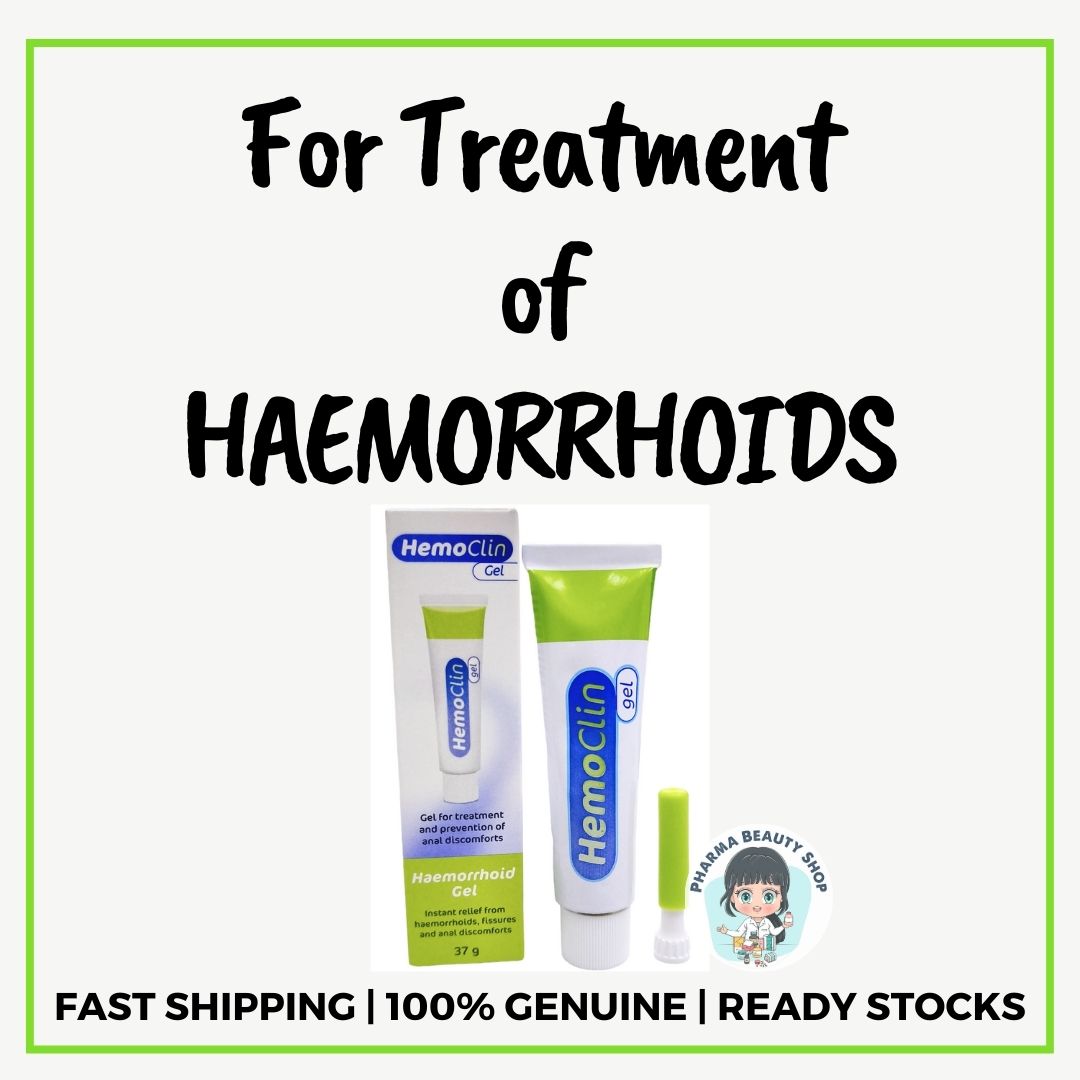 HemoClin Gel 37g with applicator (For instant relief of Haemorrhoids ...