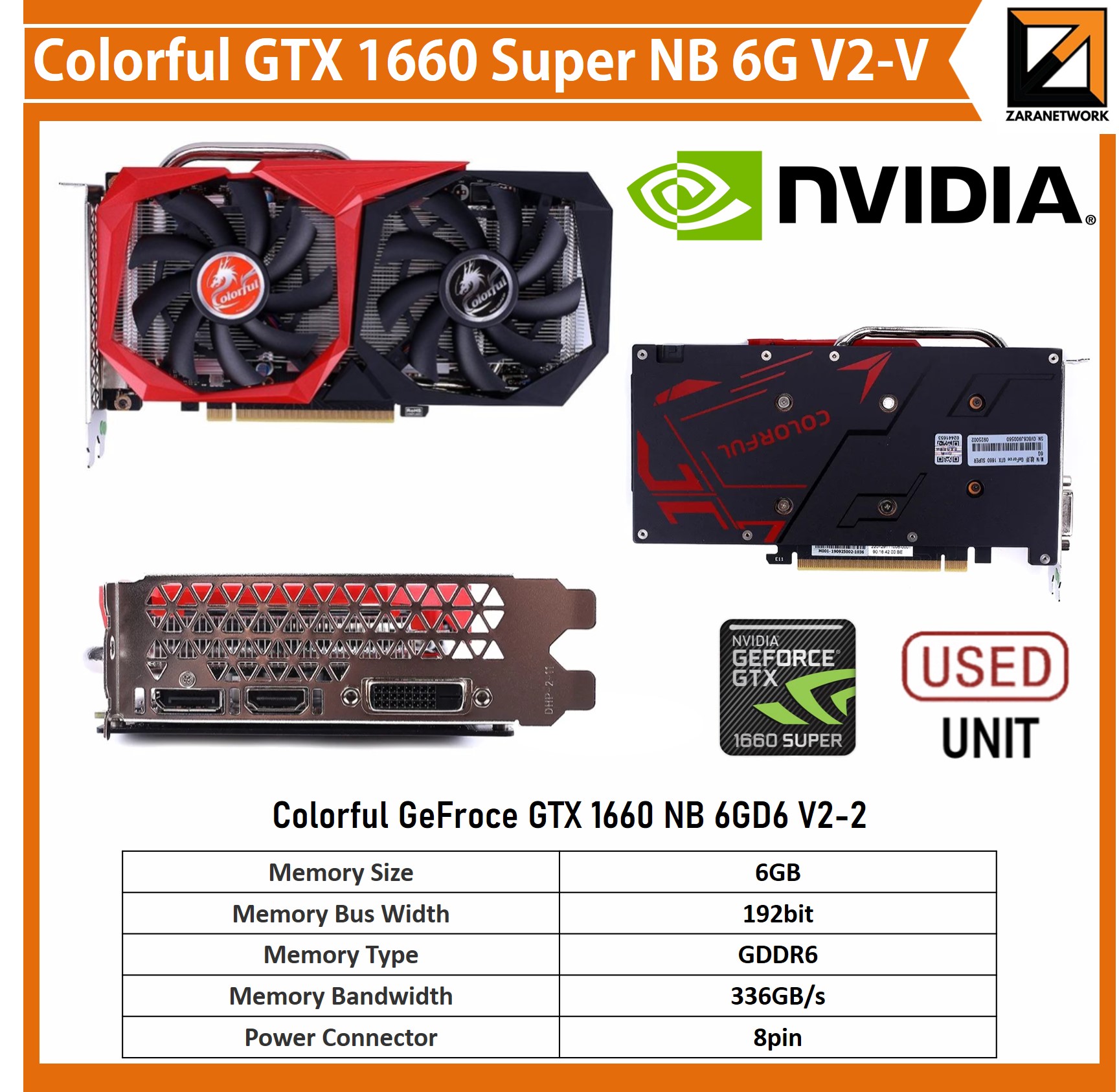 NVIDIA GTX 1660 (6GB) DDR6 / GF119 (512MB) / AMD RX 6600 XT (8GB) DDR6 ...