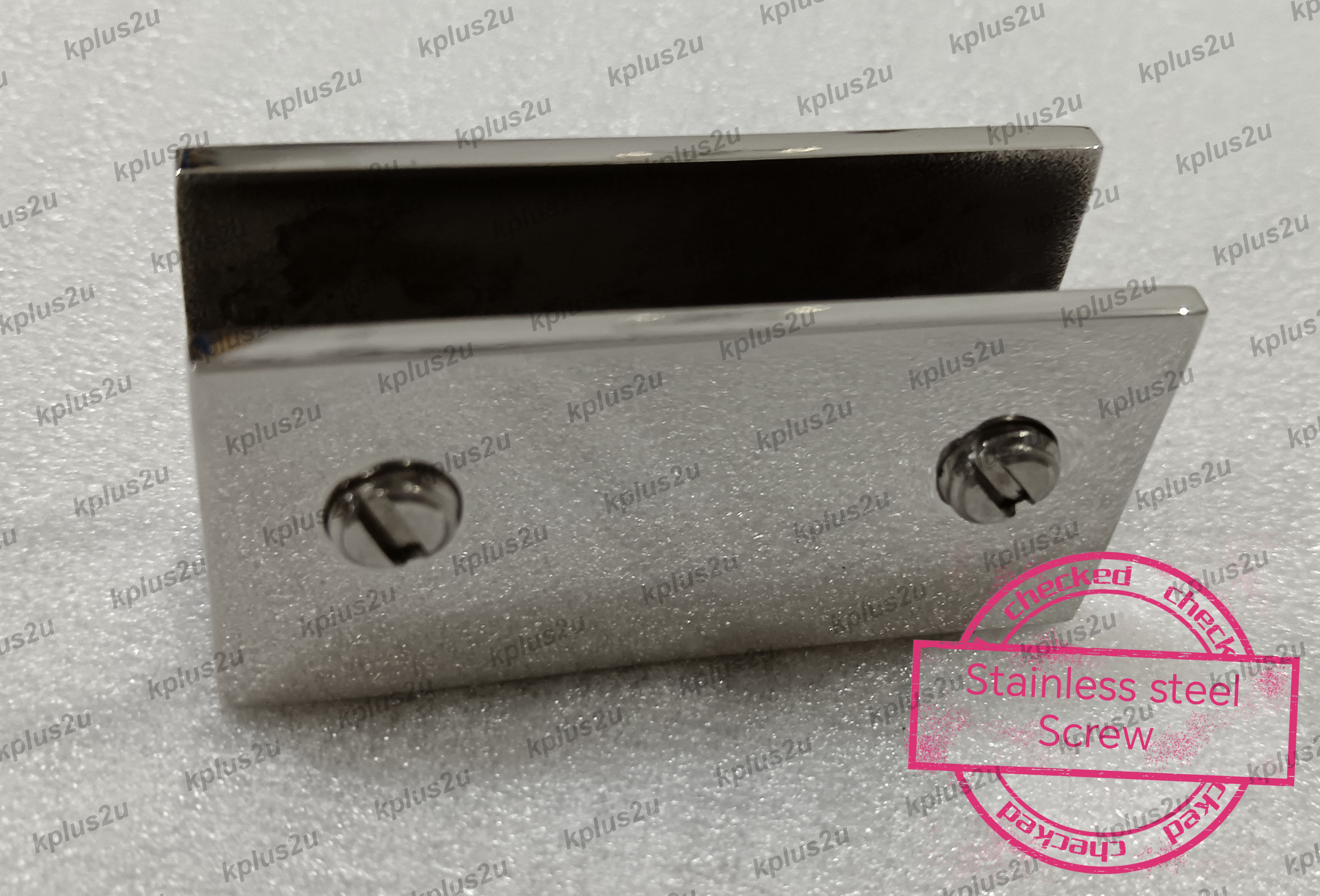 Stainless Steel Glass Holder Clamp 304 Die Cast Made Glass Clip U Shape ...