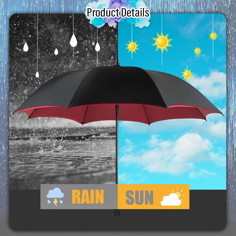[Little B House] Extra Large Double Layer Wind Resisting Umbrella Big ...