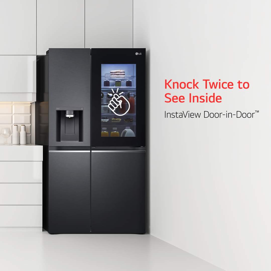 LG Inverter Side By Side Refrigerator with InstaView & Door-in-Door ...