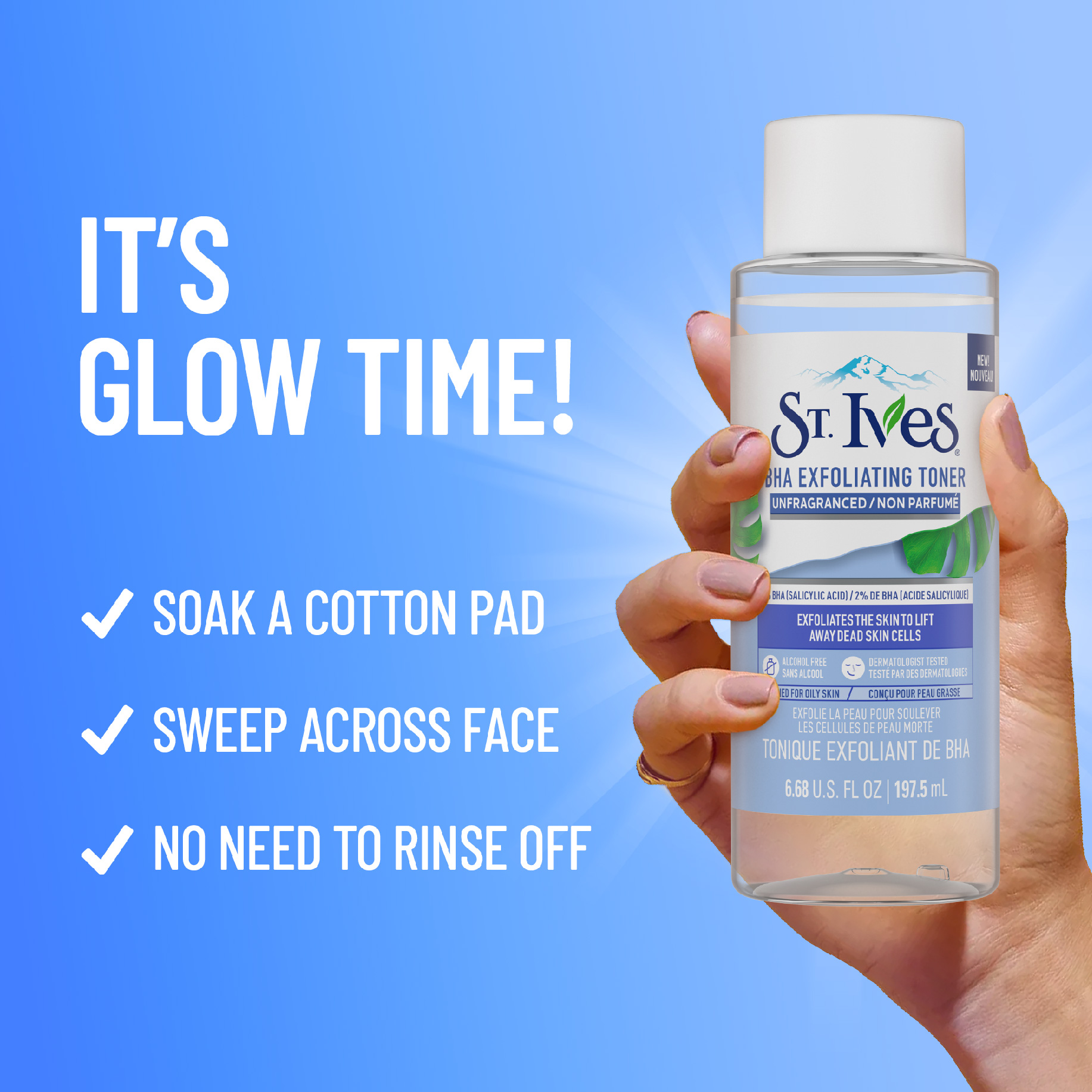 St. Ives Unfragranced BHA Exfoliating Toner (197.5ml) | Shopee Malaysia