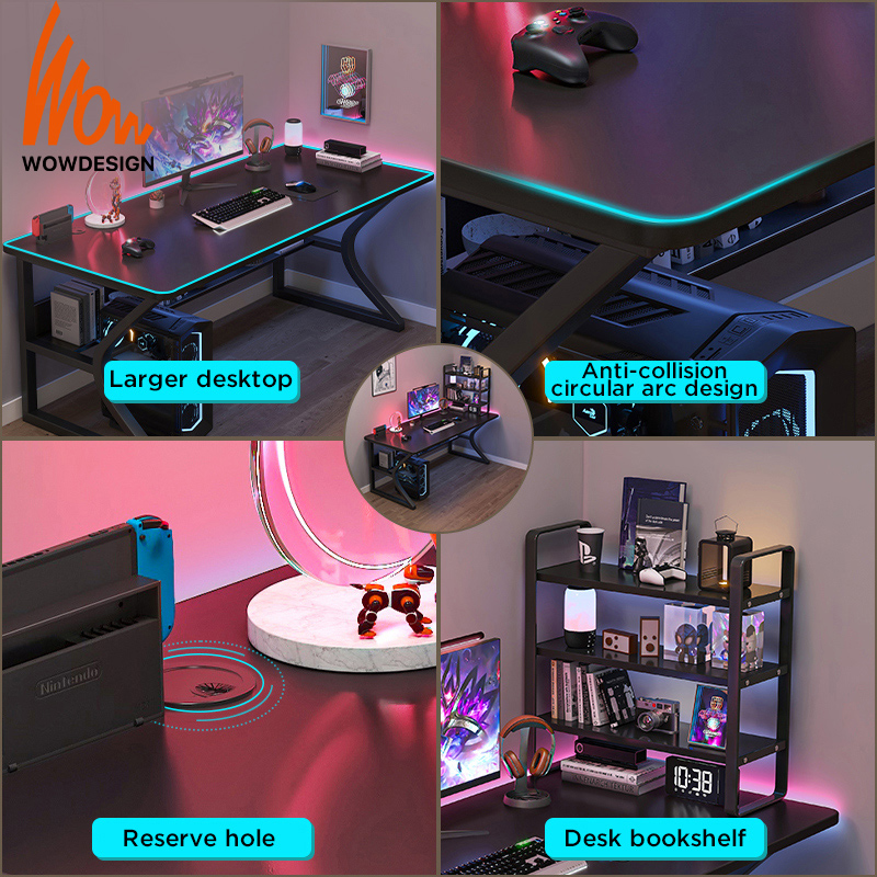 Gaming Table for E-Sport/Computer/PC Thicker & Stable Anti-Scratch ...
