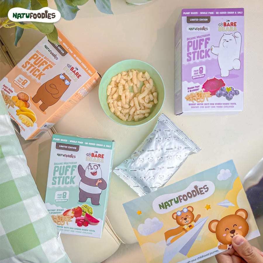 Natufoodies Waffle Crisp Organic Rice Puff Biscuit & Cracker Halal Baby ...