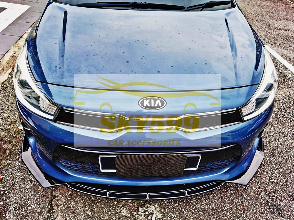 Kia Rio hatckback 2017-2024 Front Bumper Diffuser Lip Wrap Angle ...