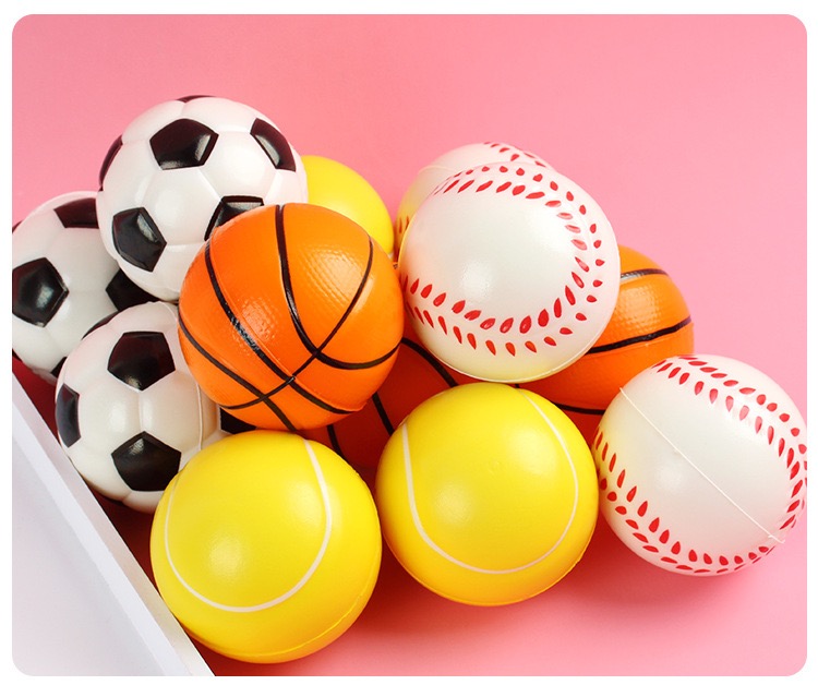 Colourful Bouncy Stress Ball Bola Mainan Baby & Budak Bola Getah Span ...
