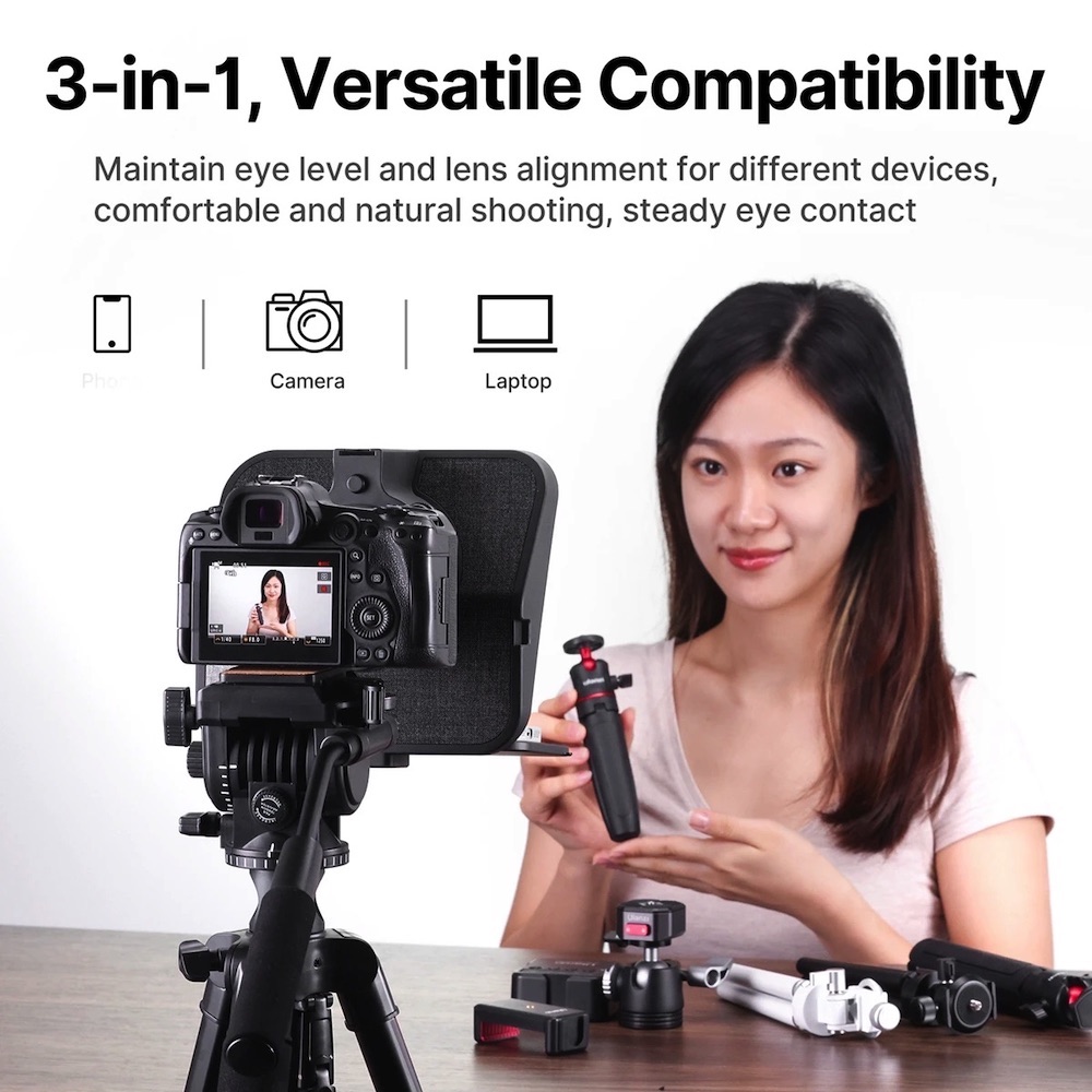 Ulanzi RT02 Universal Teleprompter Remote Control Camera Lens Adapter ...
