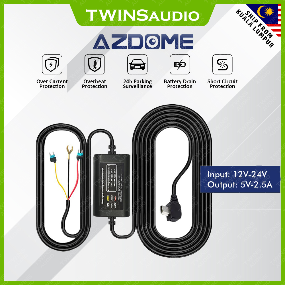 AZDOME Hardware Kit for M01PRO/M17/AR08/PG16S-R/GS63H/M63/M550 Dash Cam ...