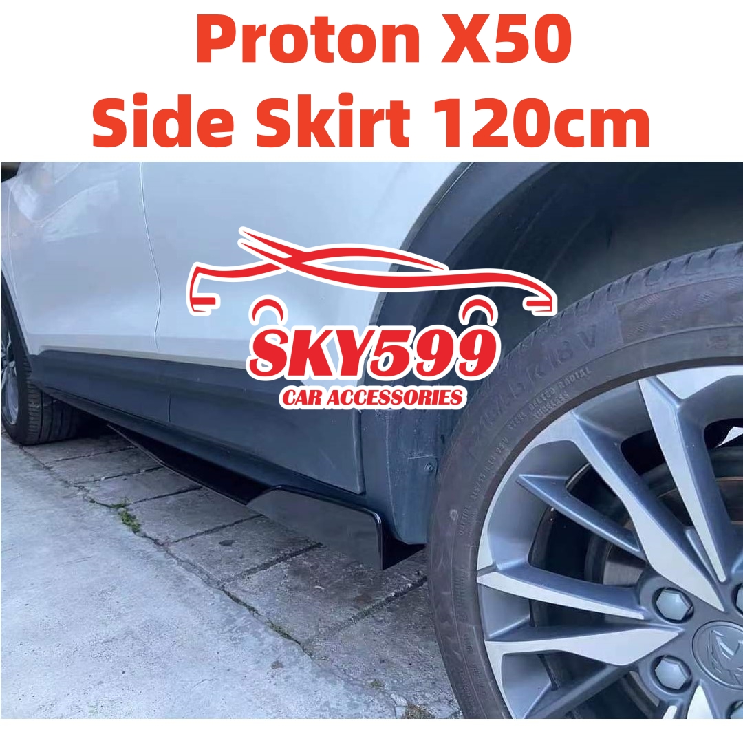 Proton X50 Front Bumper Diffuser Lip Wrap Angle Splitters Side Skirt ...
