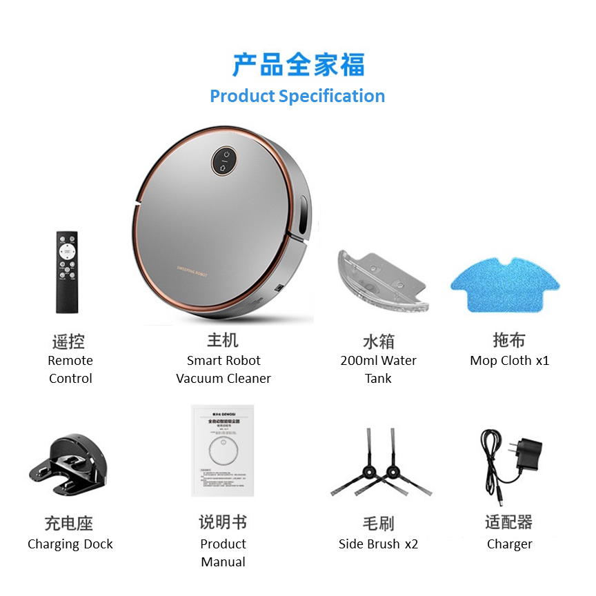 ON10 JK-F4S Robot Vacuum Cleaner Vacuum Robot Vacuum Cleaner And Mop ...