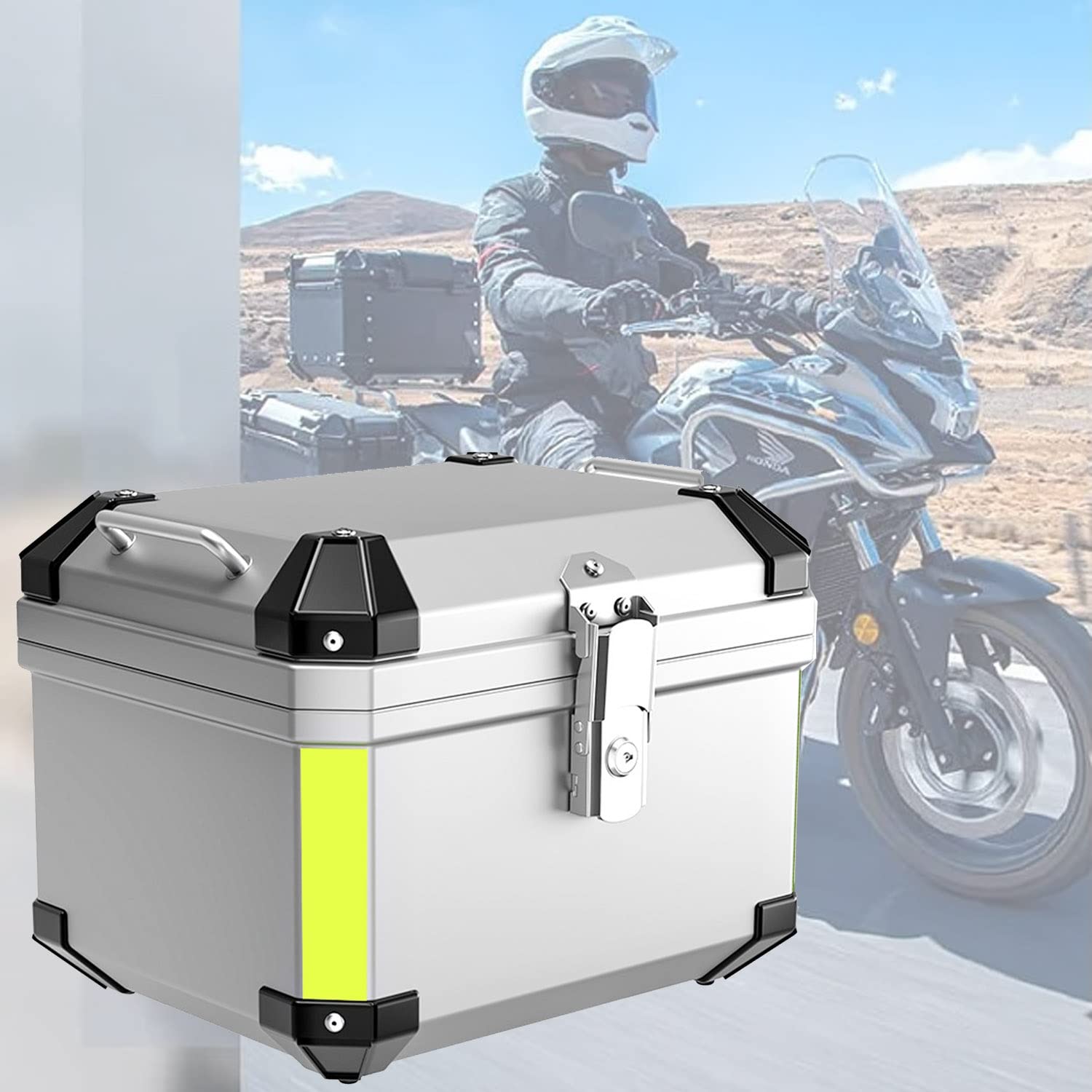 BOX Motor 45L Coocase Box ABS top box Motorcycle Box Belakang Top Box ...