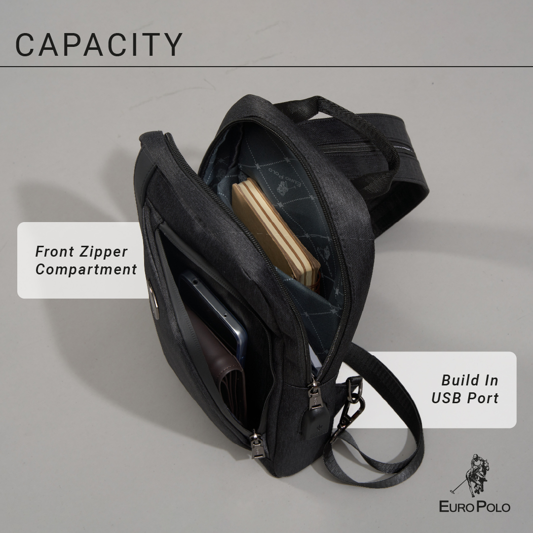 Euro Polo Men’s 2 Way Styling Crossbody Backpack Bag - EBK 40111 ...