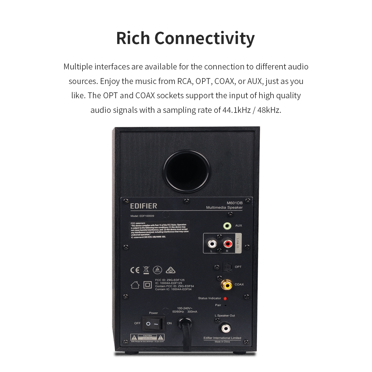 Edifier M601DB 2.1 Speaker - Bluetooth V5.1 | 8" Woofer | Wireless ...